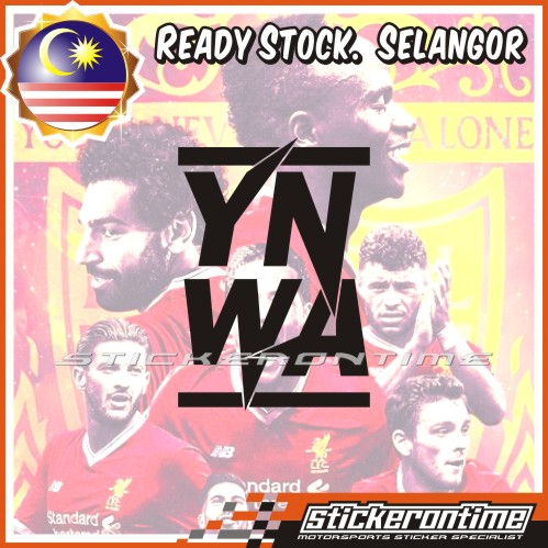 YNWA liverpool decal Car Sticker | Shopee Singapore