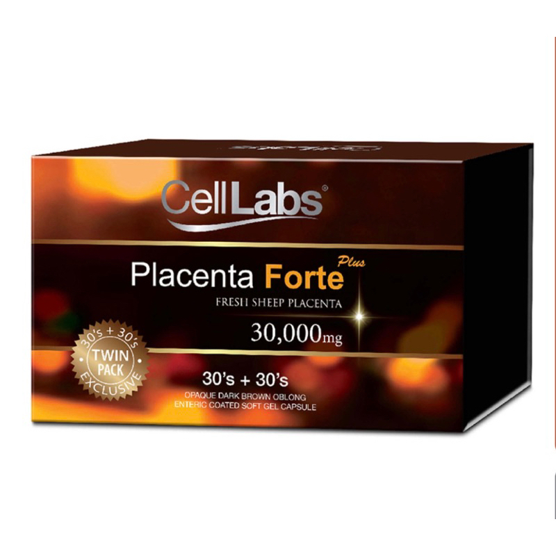 Celllabs Sheep Placenta Forte 30,000mg 30s/30s+30s exp 4/2025 | Shopee ...