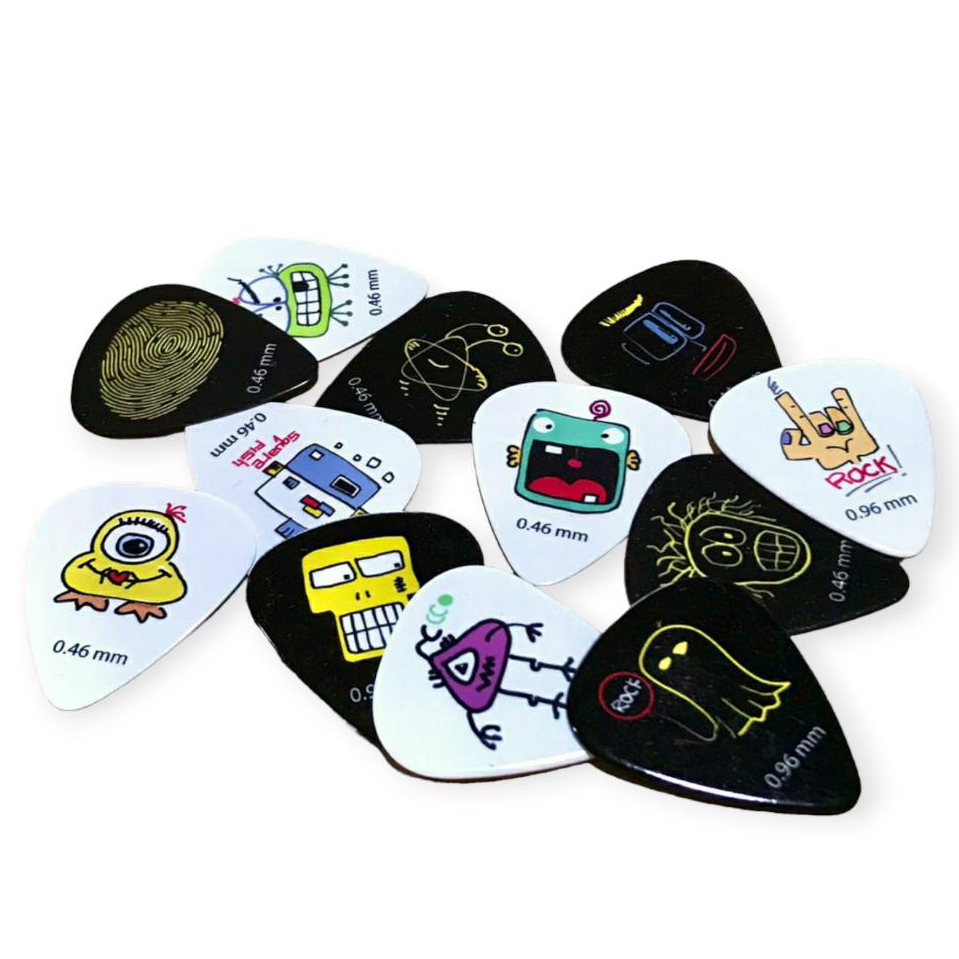 6pcs Pemetik Gitar / Guitar Pick (0.46mm & 0.96mm) | Shopee Singapore