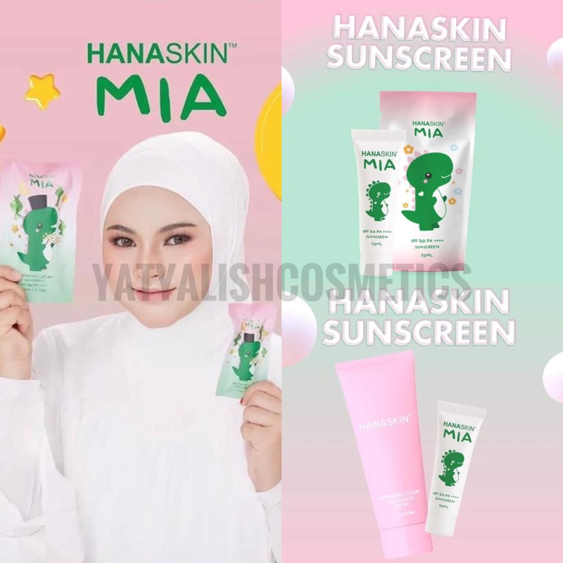 Hanaskin Sunscreen X Mia Azahar Instant Whitening Lotion | Shopee Singapore