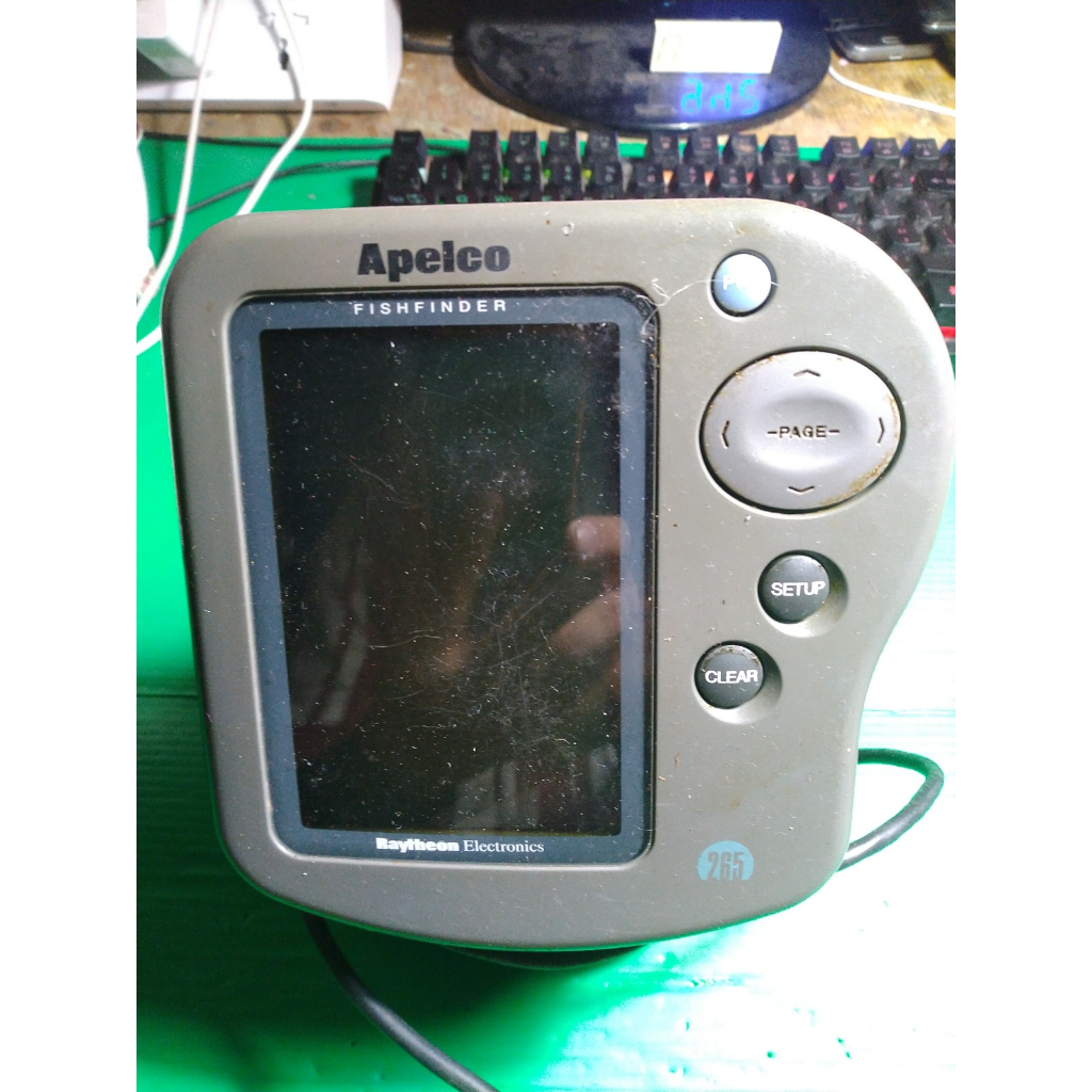 Raytheon Apelco 265 Fishfinder With Transducer & Power Cord (terpakai ...