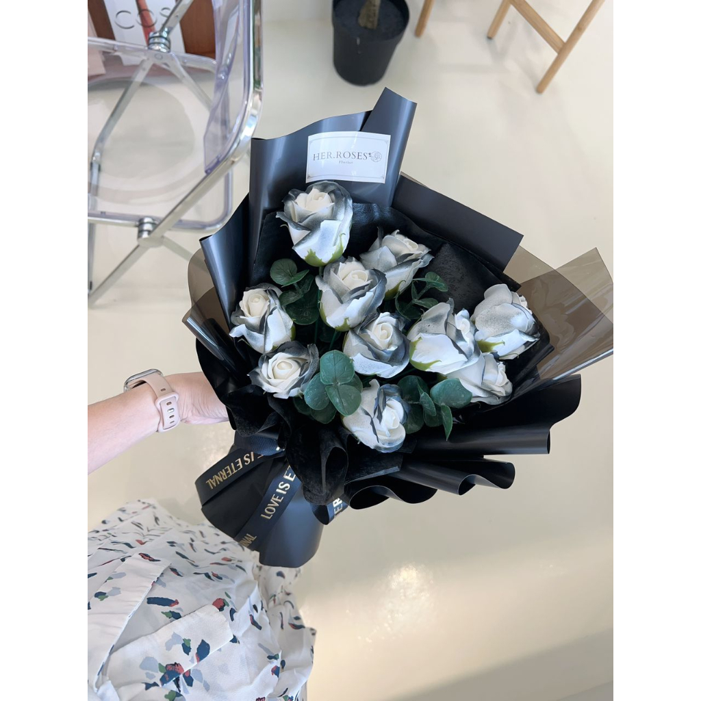 Real Flower Bouquet/Real Rose Bouquet/Preserved flower Bouquet ...