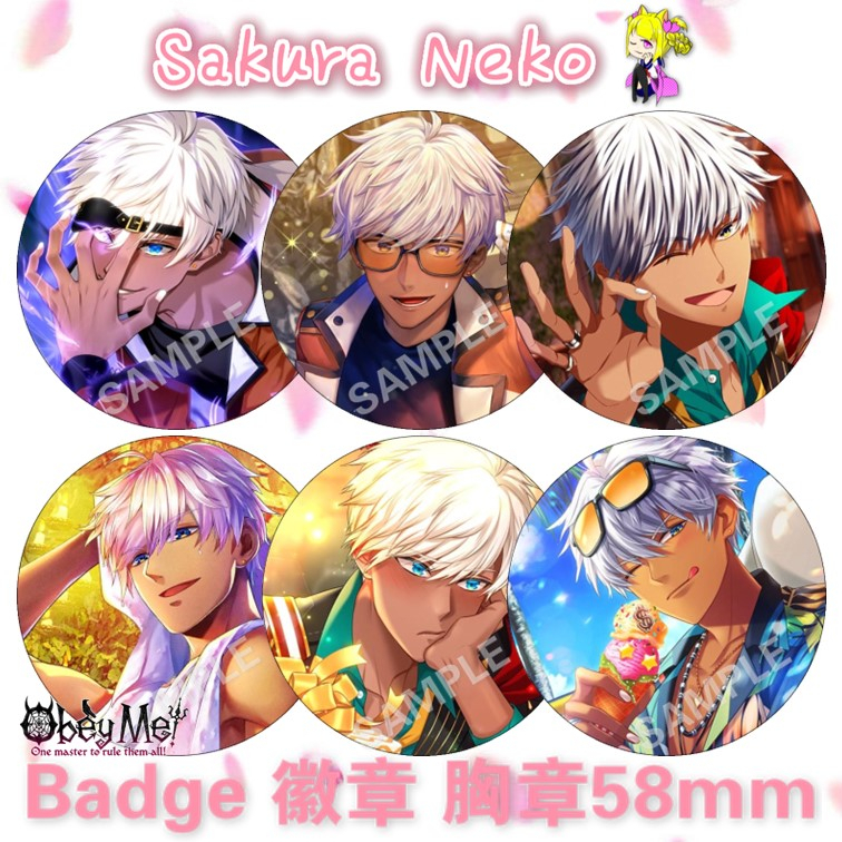 Obey Me! Obey Me お いみー! Mammon Game Anime Button Badge Anime ...