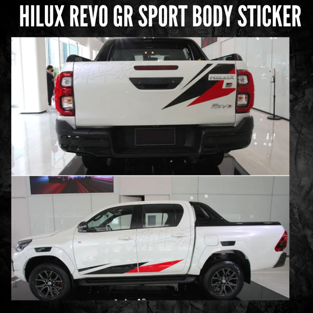 TOYOTA HILUX REVO GR SPORT BODY STICKER / Hilux Sticker/car accessories ...