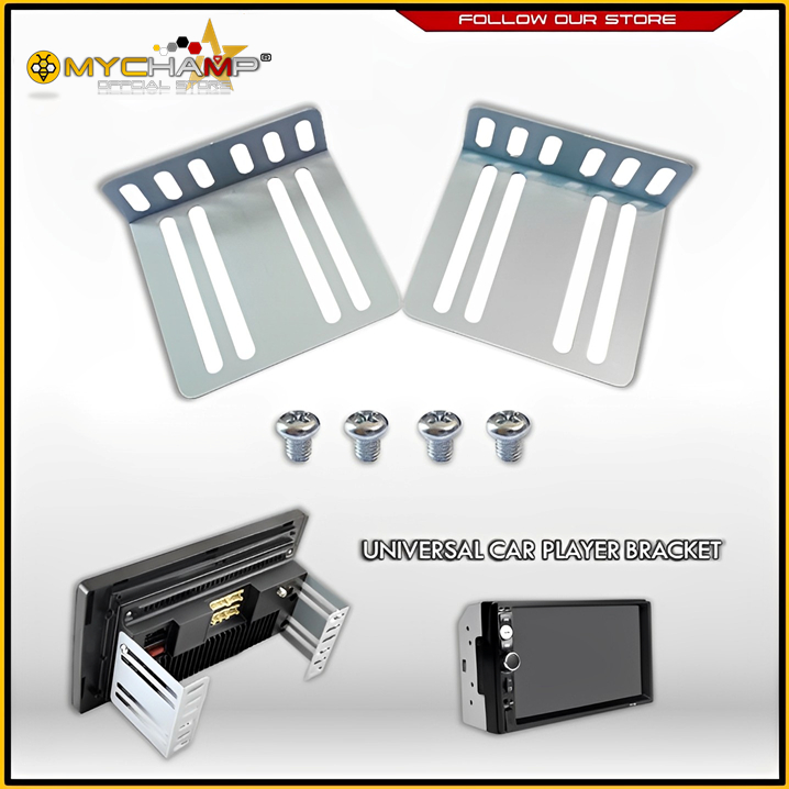 Universal Double 2 Din Car Radio MP5 Player Bracket Installation Mount ...