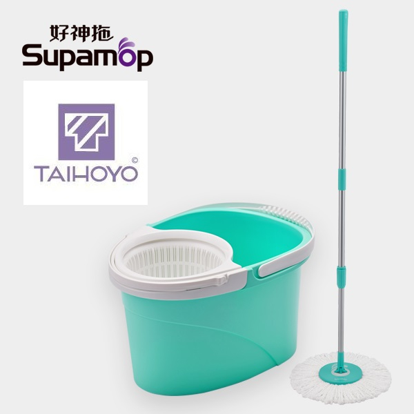 Taihoyo/ Handymop/ Supamop Multi Usages Hand Press Spin Mop Single Mop ...