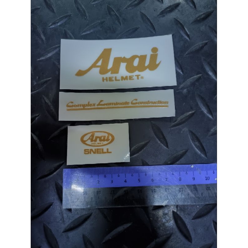 STICKER ARAI CONVERT HELMET IKAN KOI (ONE TOUCH STICKER) | Shopee Singapore