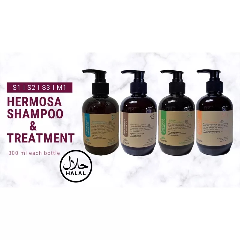 Hair011 Halal Certificate Hermosa Hair Shampoo Conditioner Treatment ...
