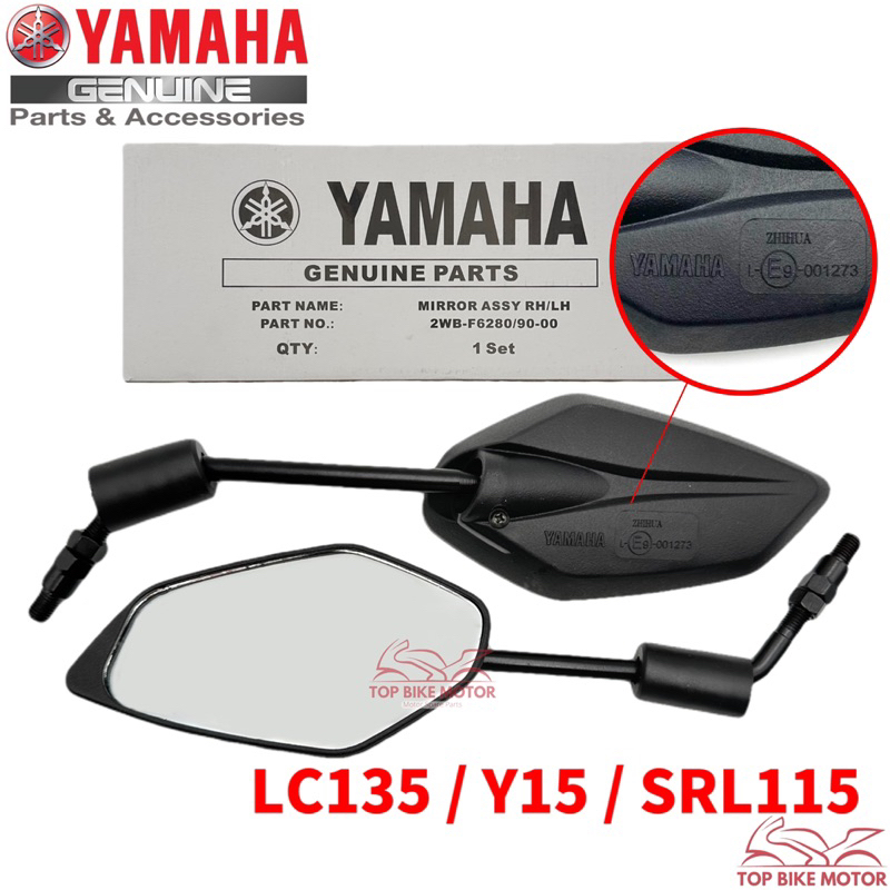 YAMAHA SIDE MIRROR Y15ZR Y15 SRL 115 LC135 NEW 135 LC NVX155 SOLARIZ ...