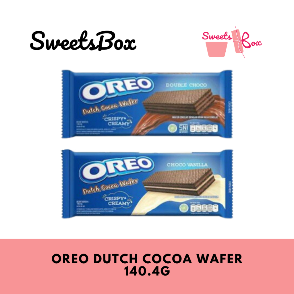 Sweetsbox | Oreo Dutch Cocoa Wafer - Wafer Double Choco / Wafer Choco ...