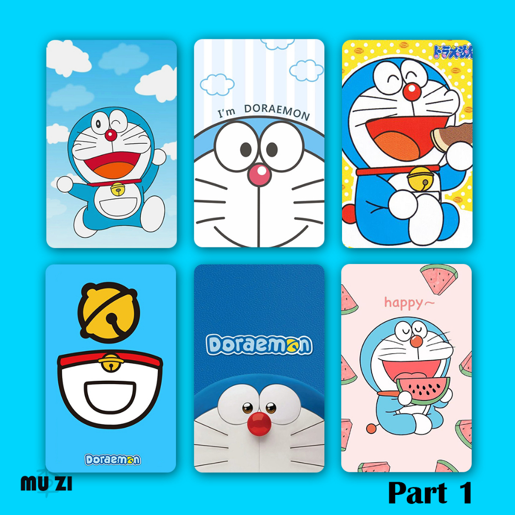 Doraemon TnG Card STICKER (Part 1) NFC STICKER Waterproof Thick Hard ...