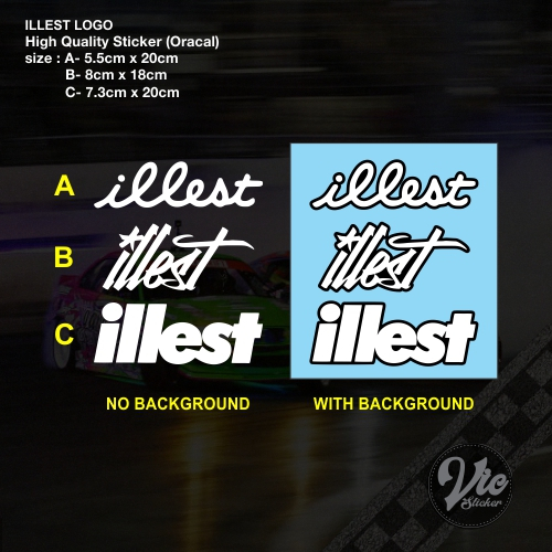 illest Logo Sticker / Decal (High Quality Sticker) | Shopee Singapore