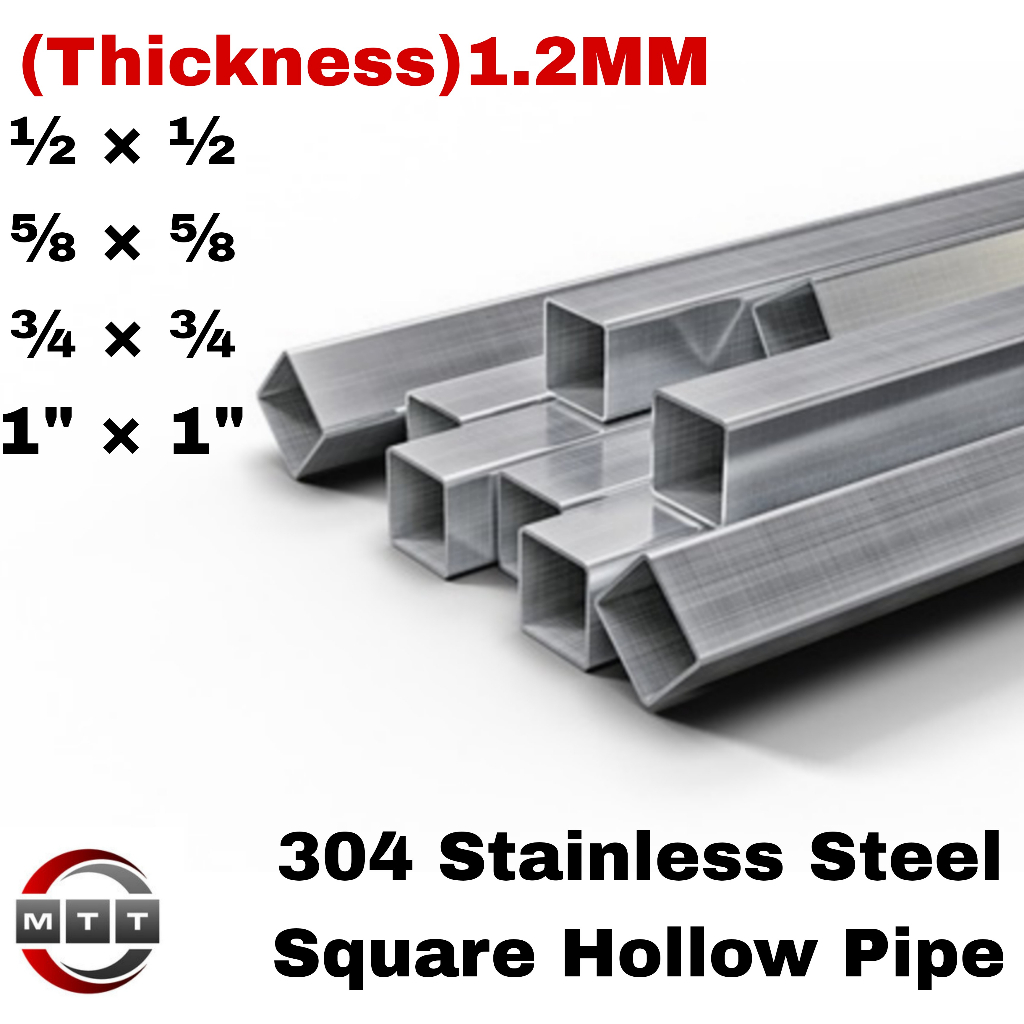 SUS304 (S)Size Square Hollow Stainless Steel Square Hollow Pipe ...