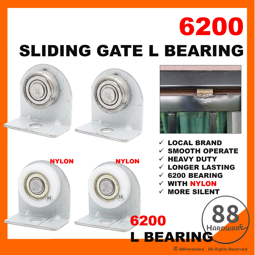 HEAVY DUTY L sliding door roller / grill pintu rumah / roller sliding door / roda pintu sliding ...