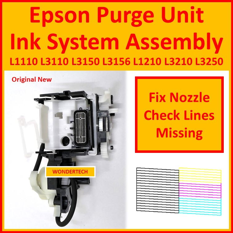 Epson L3110 Ink System Assembly L1110 L3116 L3150 L3156 L1210 L3210 ...