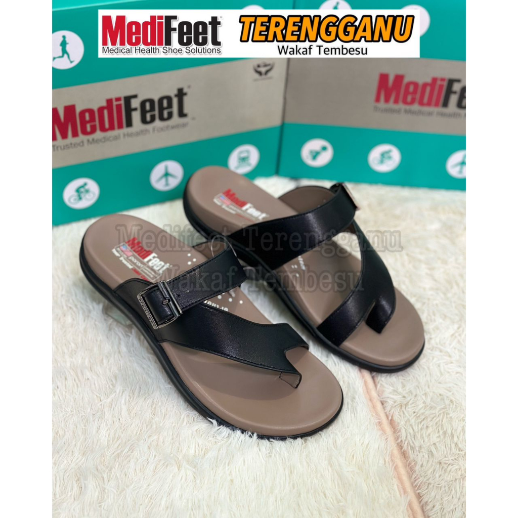MEDIFEET MO118 MEN ORTHOTIC SYSTEM SANDALS MEDICAL HEALTH SANDALS ...