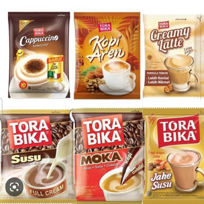 Halal Coffee TORA BIKA CAPPUCINO Ginger Milk CREAMY LATTE 25g | Shopee ...
