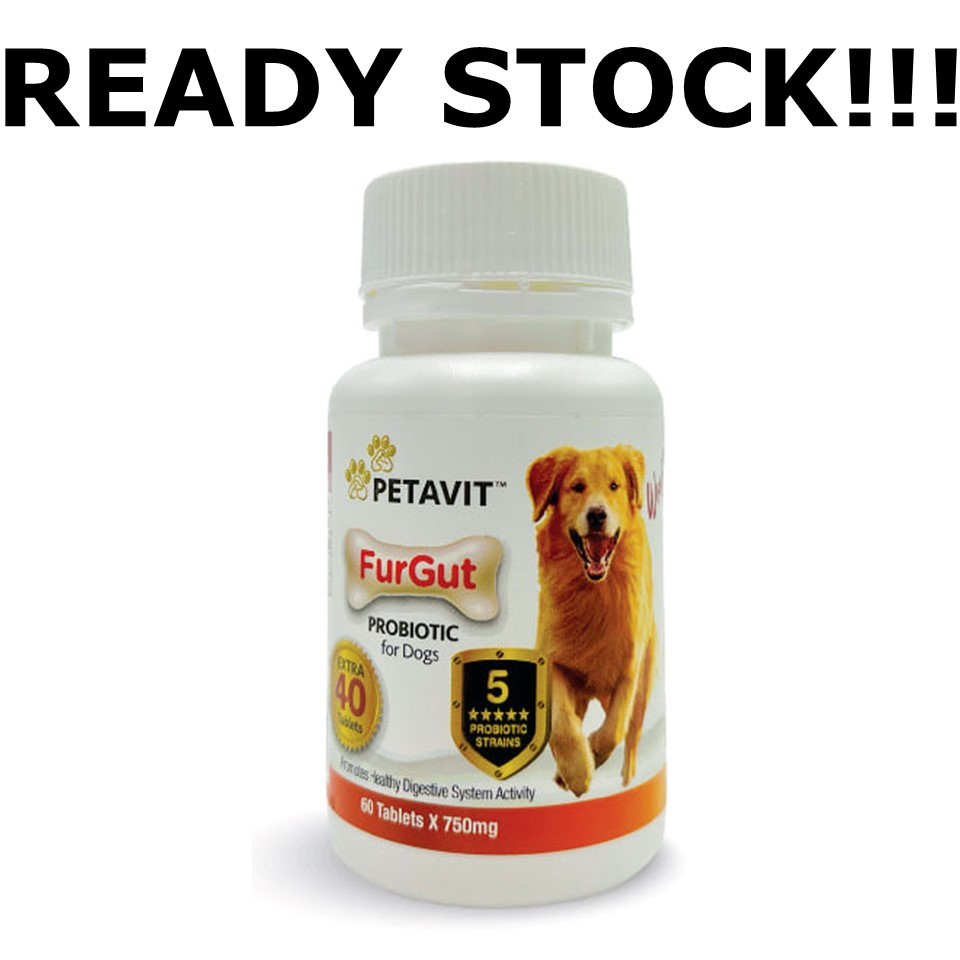 Petavit FURGUT Probiotics for Dogs ( 100 Tablets × 750mg ) | Shopee Singapore