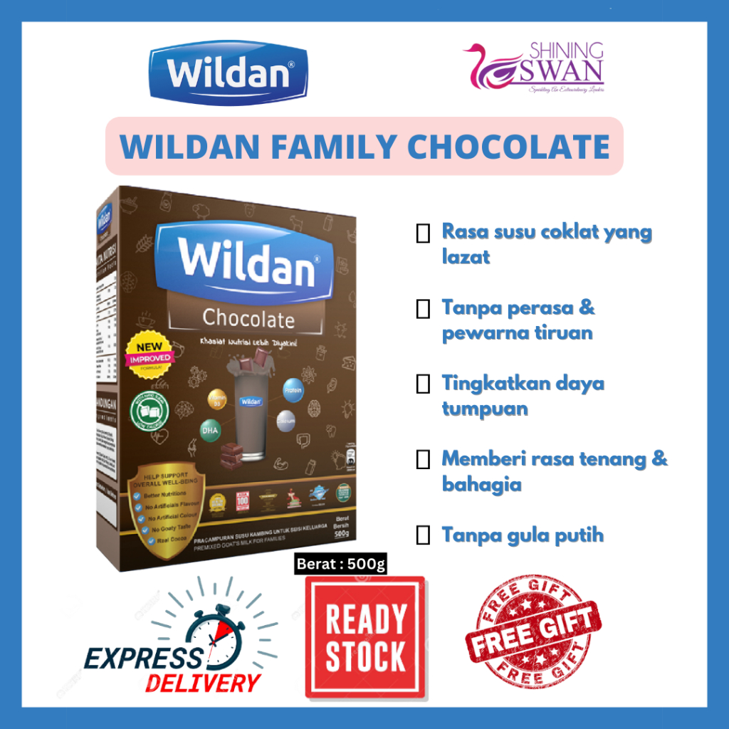 Wildan Chocolate Goat Milk 500g for the Whole Family Wildan Chocolate ...