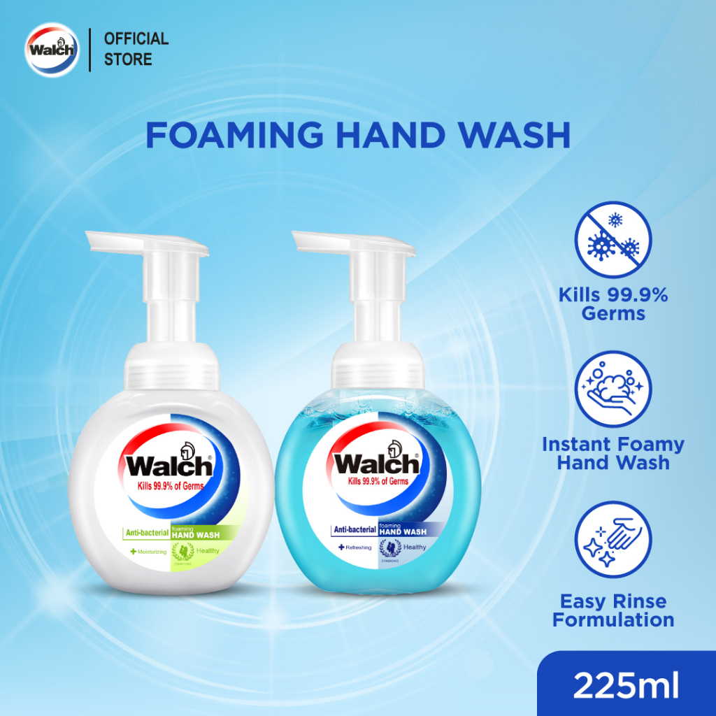 [TWIN PACK] Walch Foaming Hand Wash (225ml) | Shopee Singapore