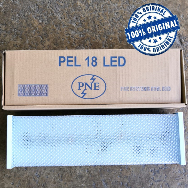 SIRIM + PNE PEL 18 LED Self-Contained Emergency Luminaire (Surface Mounted) | Shopee Singapore