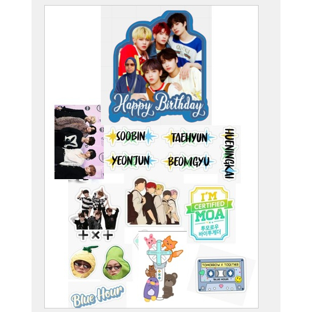 TXT KPOP topper Cake Kawaii New!! | Shopee Singapore