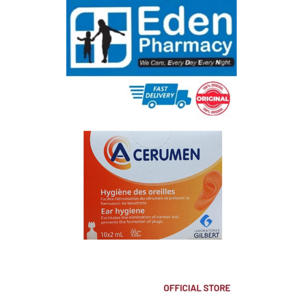 A-cerumen cerumen ear hygiene dissolves earwax solution ( 10 x 2ml ...