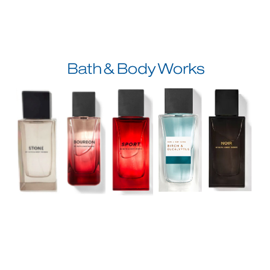 Bath & Body Works Men's Stone Cologne / Bourbon Cologne / Clean Slate ...