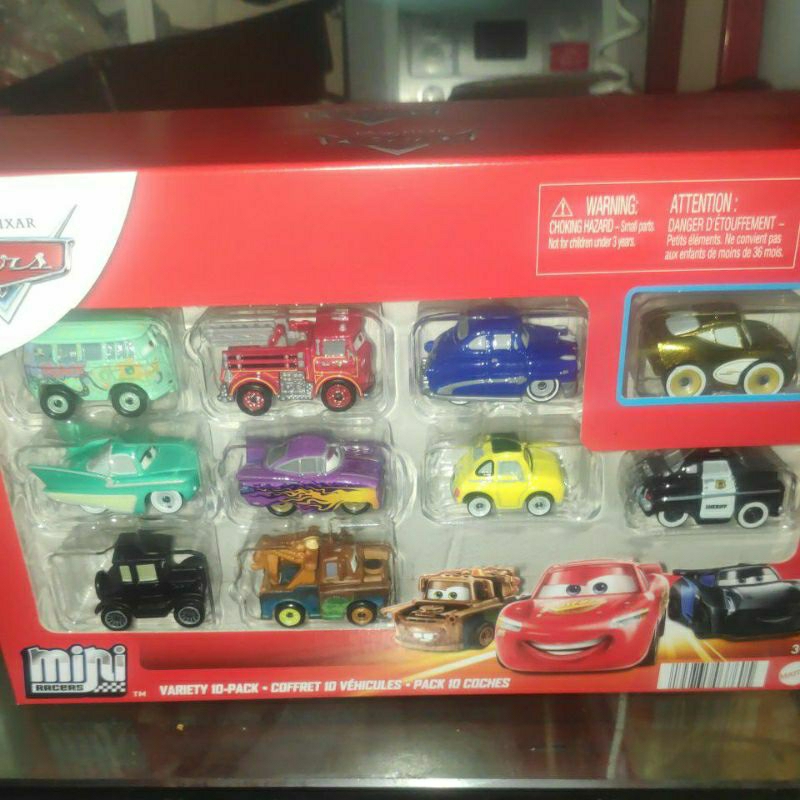 Disney Pixar Cars Mini Racers Golden Cruising Lightning McQueen ...