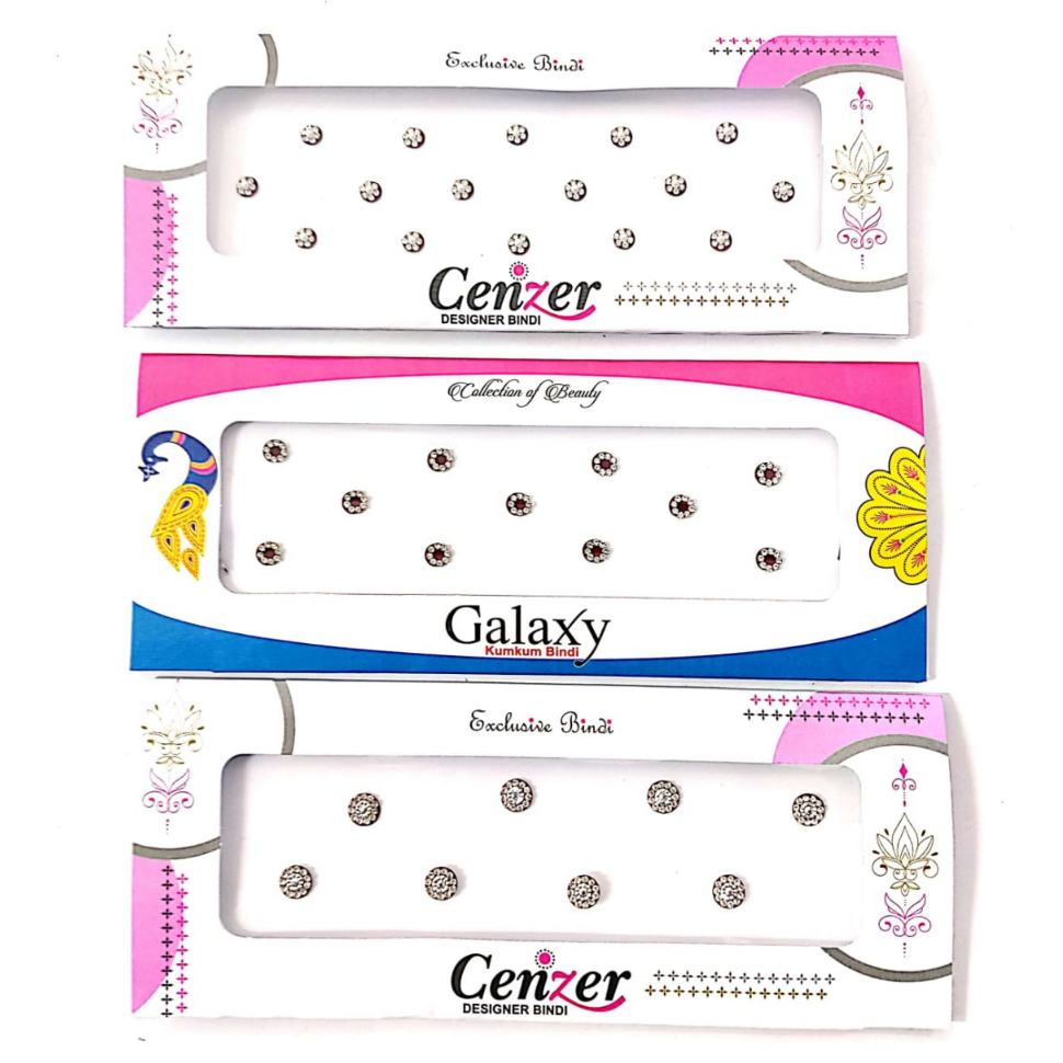 Bindi Design / Design Pottu Long - Deep Merun - Silver Stone | Shopee ...