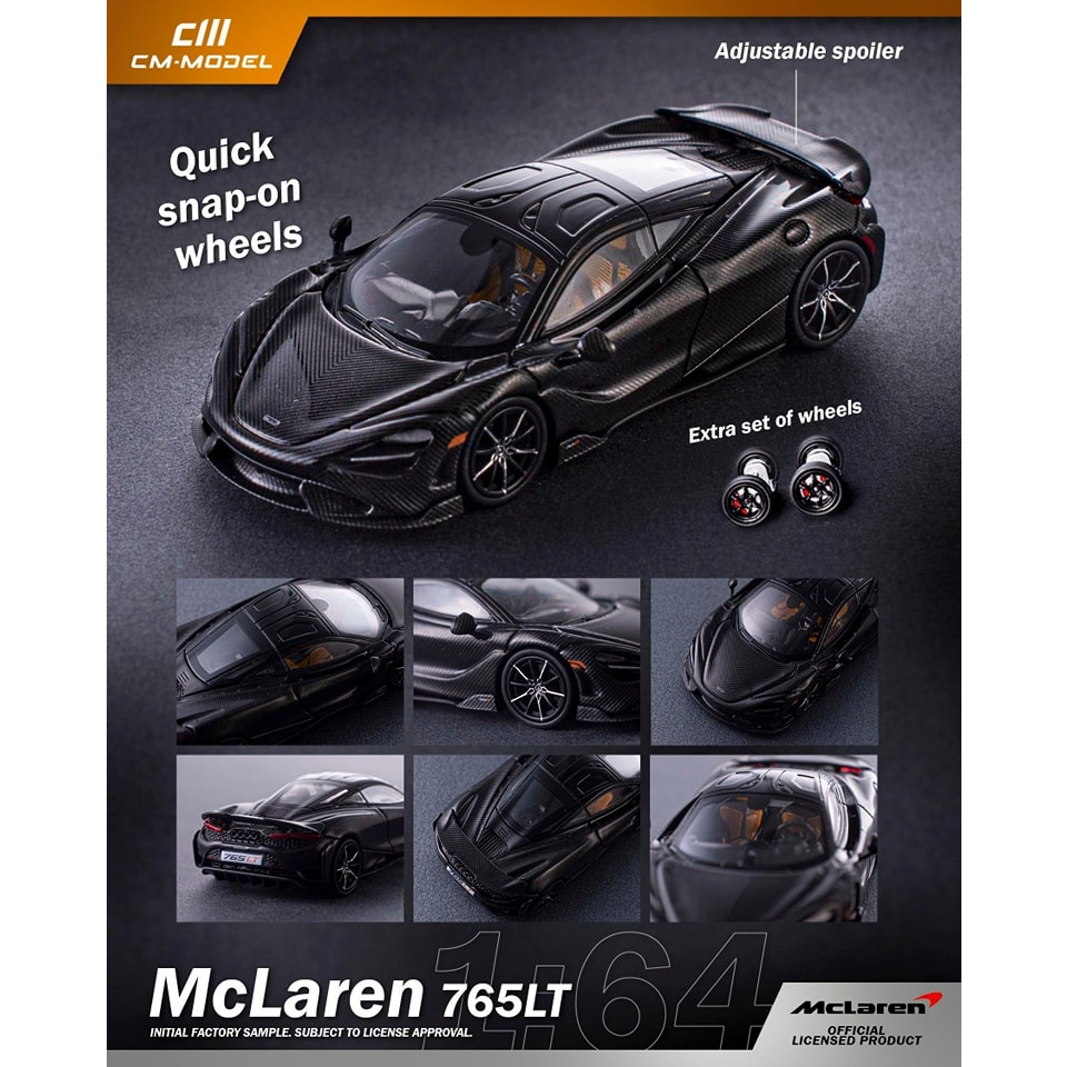 CM MODEL 1:64 McLaren 765LT Full Carbon (Box dented a bit) | Shopee ...