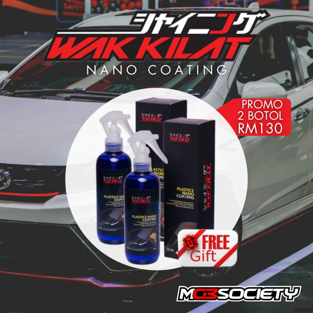 WAK KILAT PLASTIC NANO COATING PERODUA MYVI HITAMKAN PASTIK | Shopee Singapore