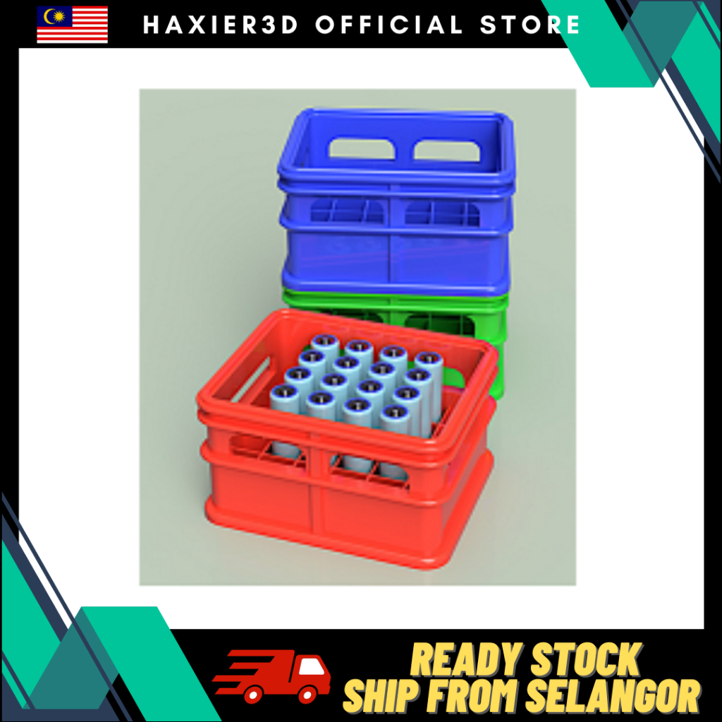 Stackable Crate Battery Holder (Size AA / AAA Battery) Perfect For ...