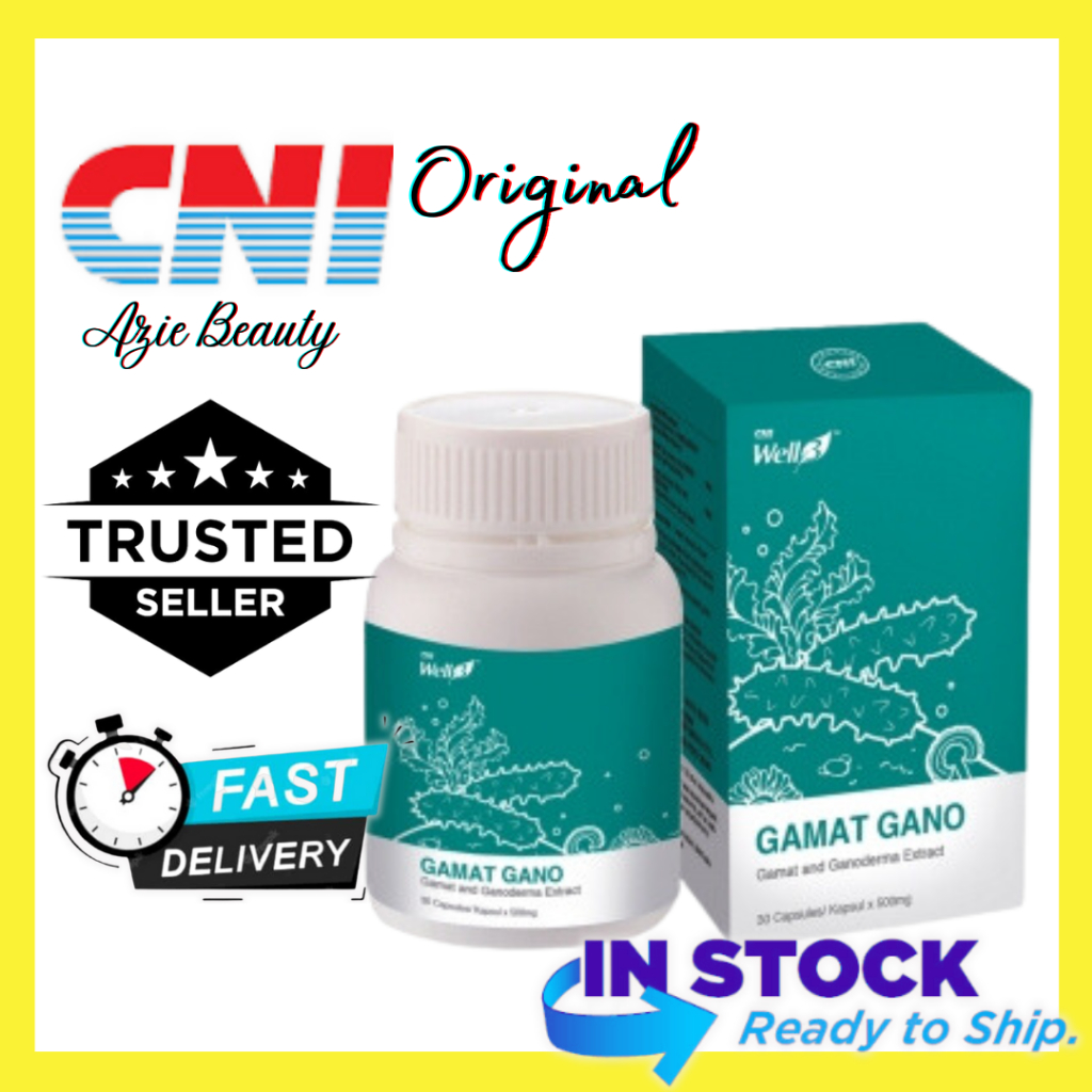 Cni Gamat Capsules Gano, 30s x 500mg - Accelerates Wound Healing, Joint ...
