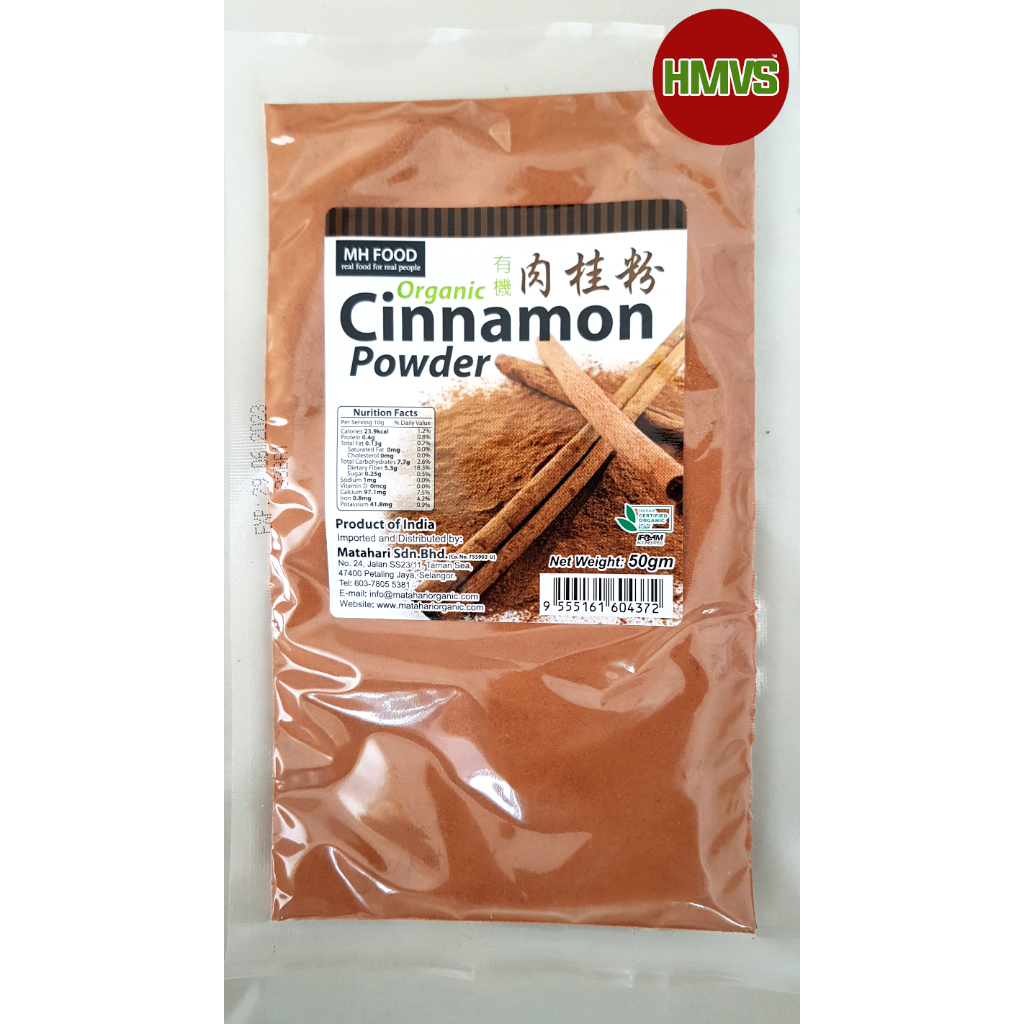 MH Food Organic Cinnamon Powder (有机肉桂粉) 50g | Shopee Singapore