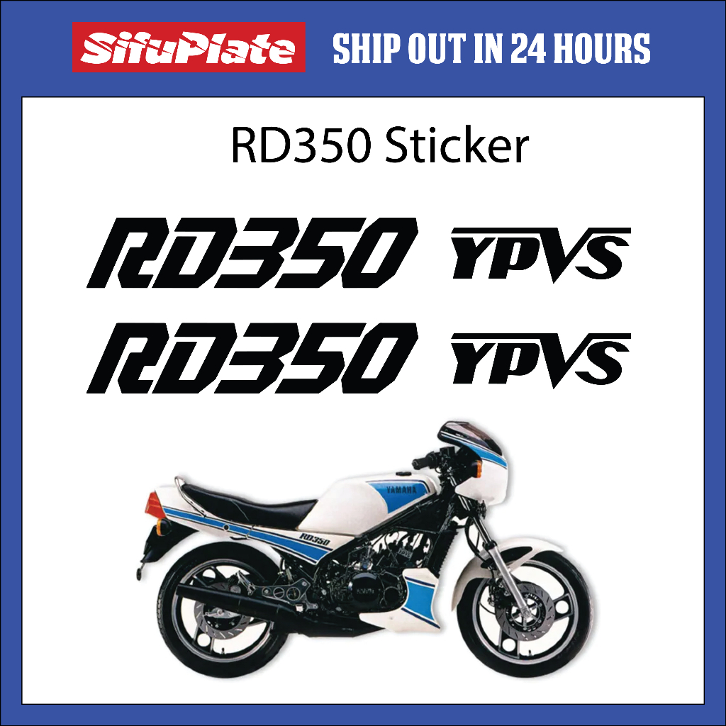 Yamaha RD350 Sticker | Shopee Singapore
