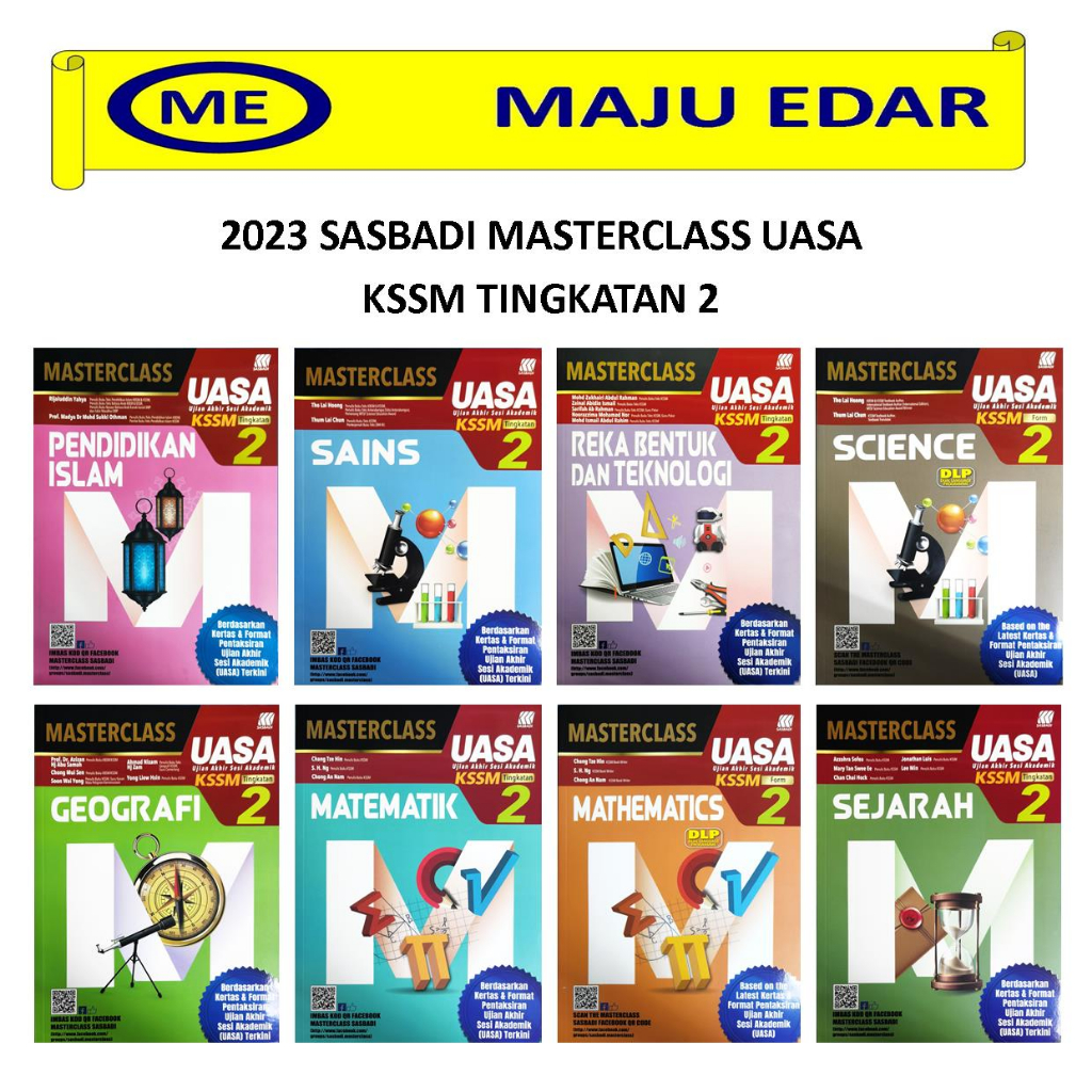 2023 SASBADI MASTERCLASS UASA KSSM Level 2/FORM 2 | Shopee Singapore