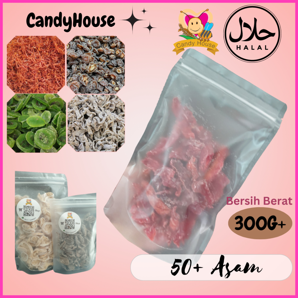 Asam Fruit Plum Halal Ziplock Packaging [100G & 300G] | Shopee Singapore