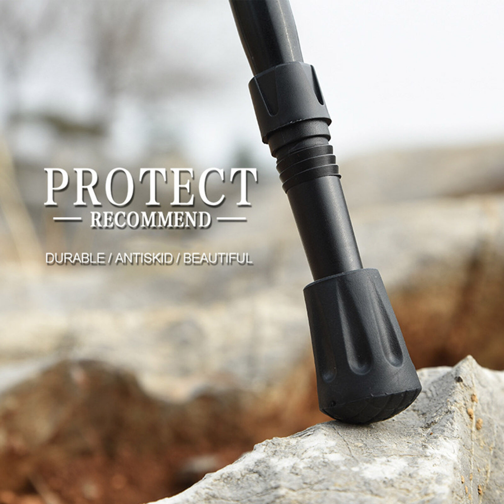 Rubber Walking Stick End Cap Cover Replacement Outdoor Mountain Hiking ...