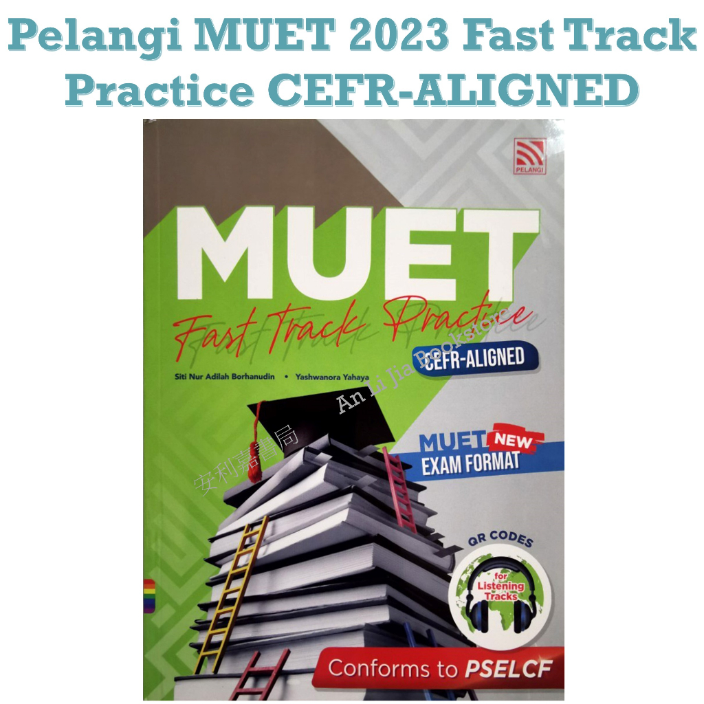 Pelangi MUET 2023 Fast Track Practice CEFR-ALIGNED | Shopee Singapore