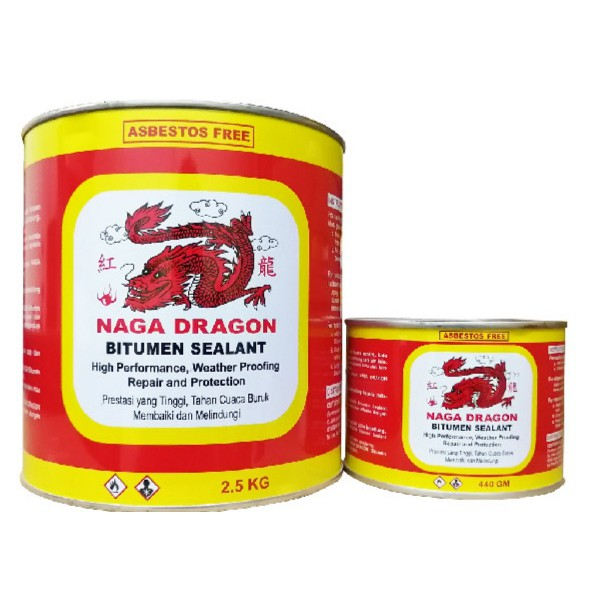 NAGA DRAGON Zinc Paste / Bitumen Sealant 黑油膏 (440G / 2.5Kg) | Shopee ...