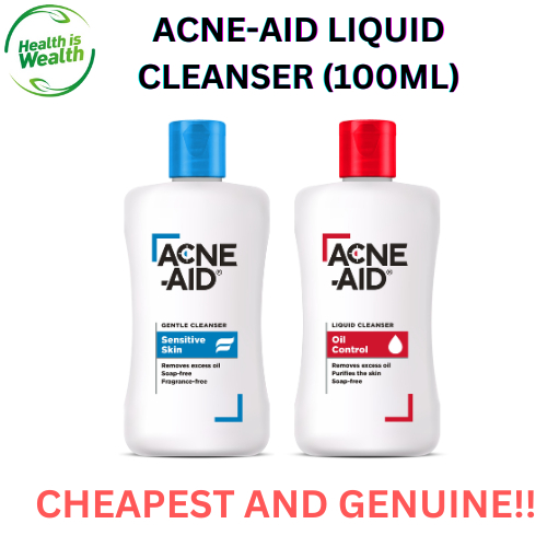 Acne Aid Liquid Cleanser 100ml [exp: 1/26] | Body Acne, Pimple Badan ...