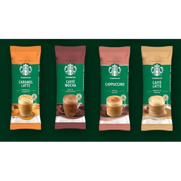 STARBUCKS Instant Coffee Mix / Serbuk Kopi Campuran 14gm ( Caramel ...
