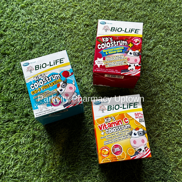 Bio-Life Kid's Colostrum Chewable Tablet [Multivitamin Mineral 60s Red ...