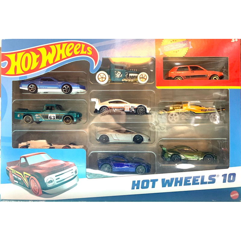 hot wheels 10 pack 20 toyota gr supra studebaker Volkswagen golf ...