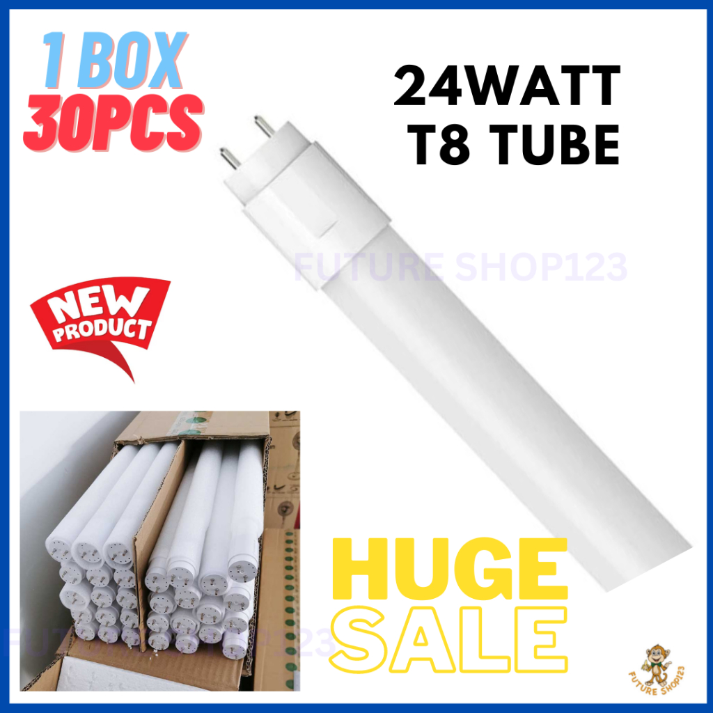 30pcs 24w 4ft LED Tube T8 1800LM Daylight / 6500k T8 Led Tube Light Price led t8 tube light 燈管 ...