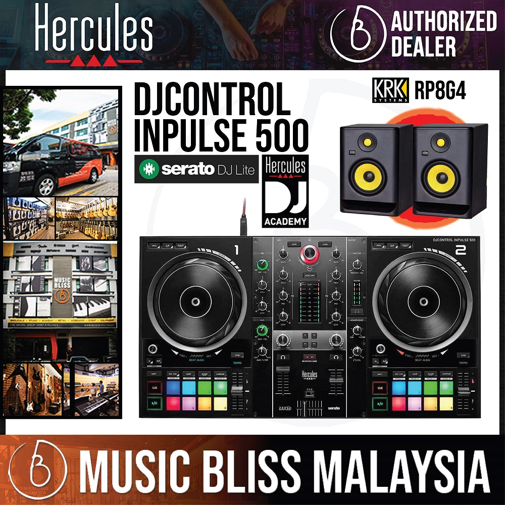 Hercules DJControl Inpulse 500 | All-In-One DJ controller with ...