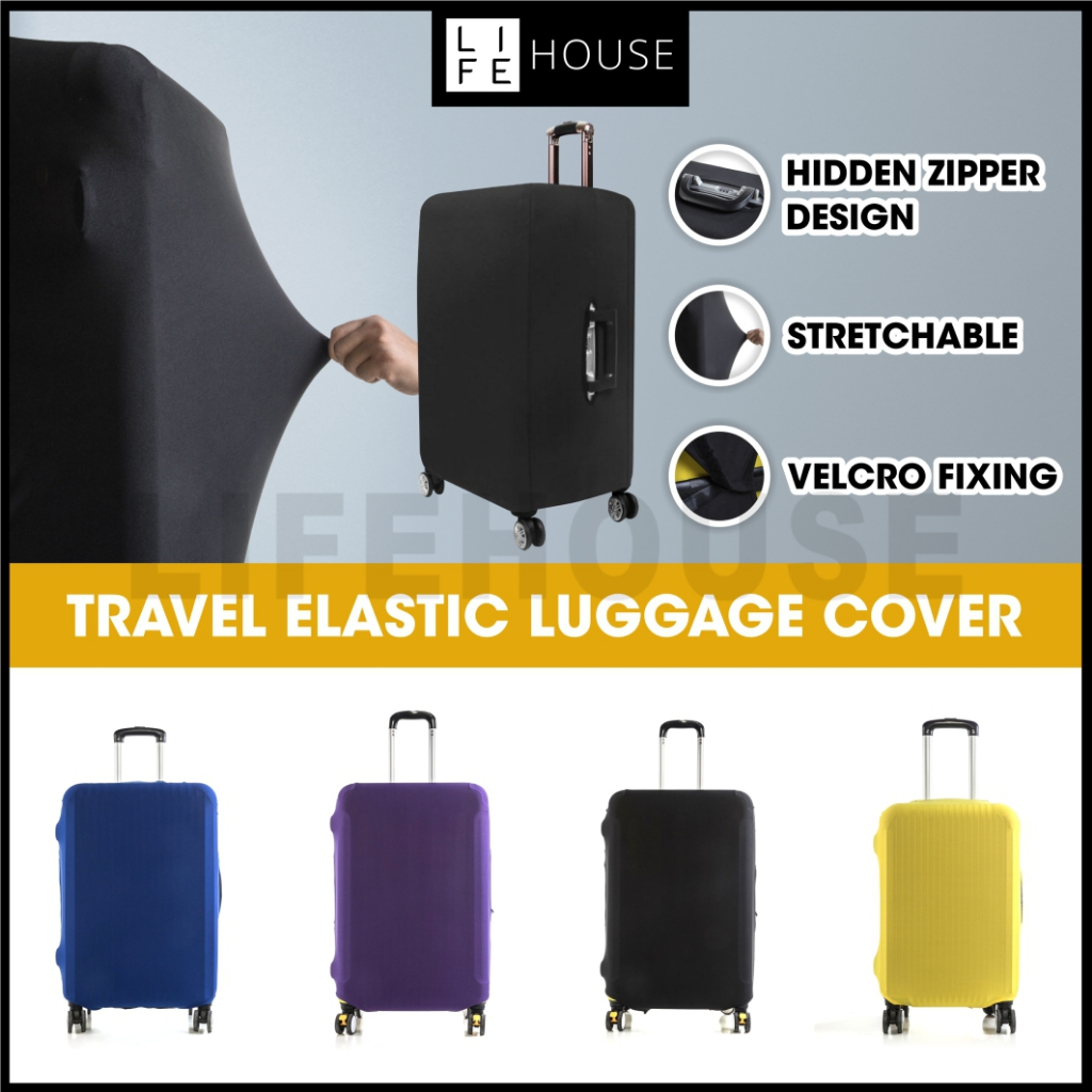 Travel Elastic Luggage Cover Protector Anti-Scratch Cover Luggage ...