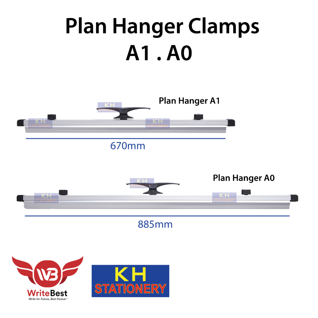 Writebest Plan Hanger A1 / A0 / Plan Hanger Clamp / Plan Hanger Clamps ...