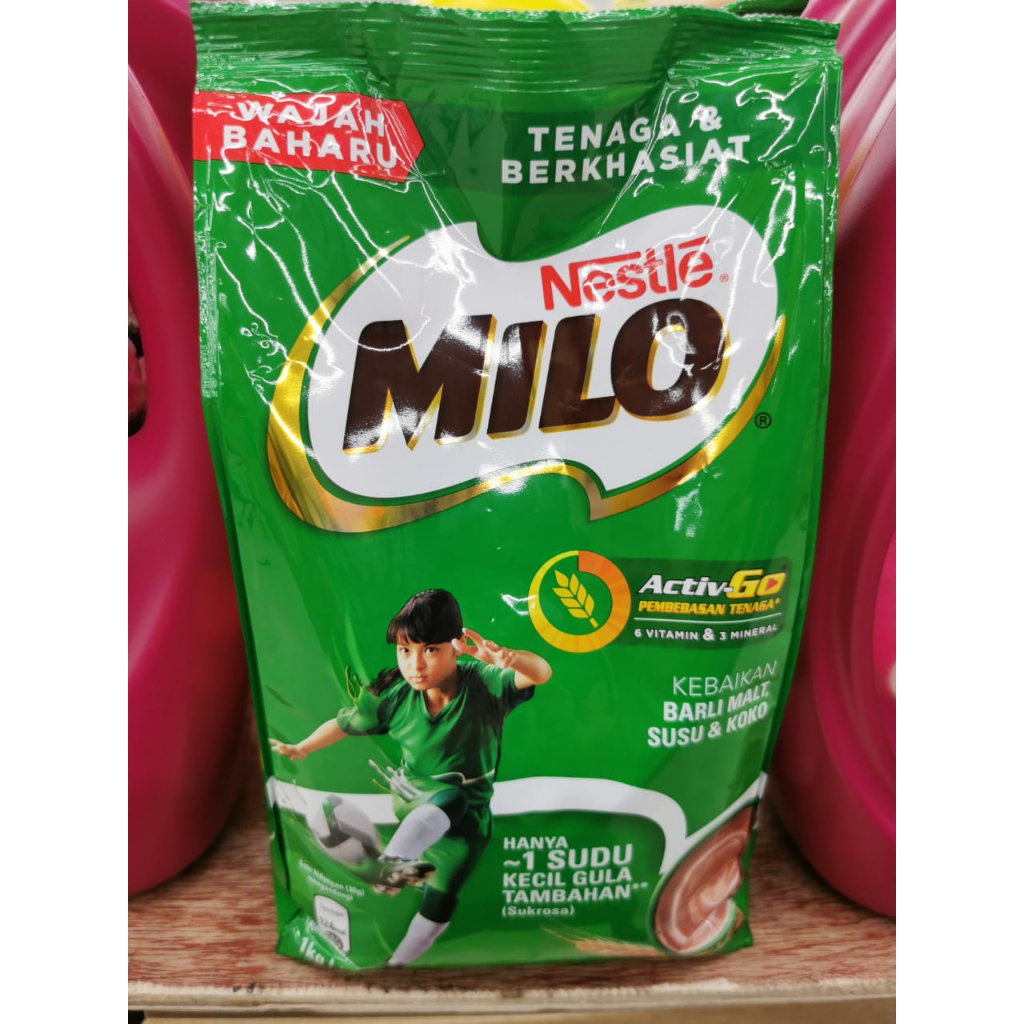 Nestle Milo refill 1kg Nestle Milo Softpack 1kg NESTLE MILO ACTIV-GO POWDER Soft Pack 1kg ...